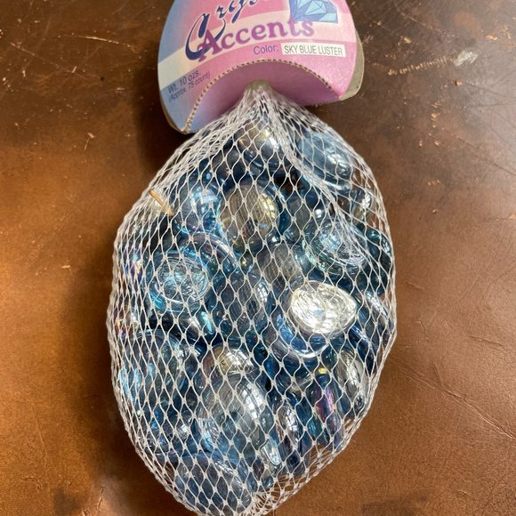 Office | Glass Gems Dome Vase Filler Decorative Beads Marble Pebbles ...